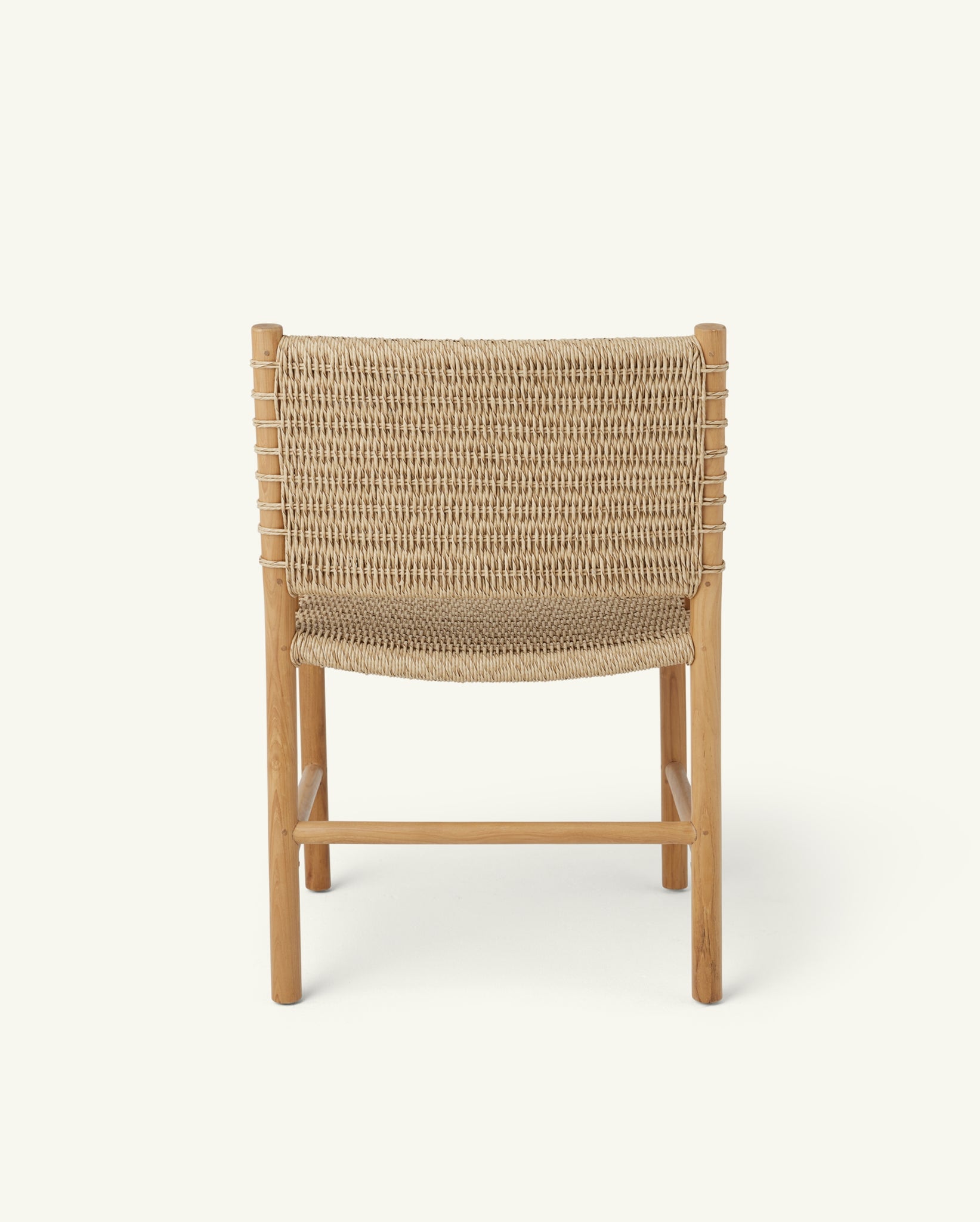 Ema Arm Chair - Performance Dining Chair with Synthetic Rattan – Hati Home