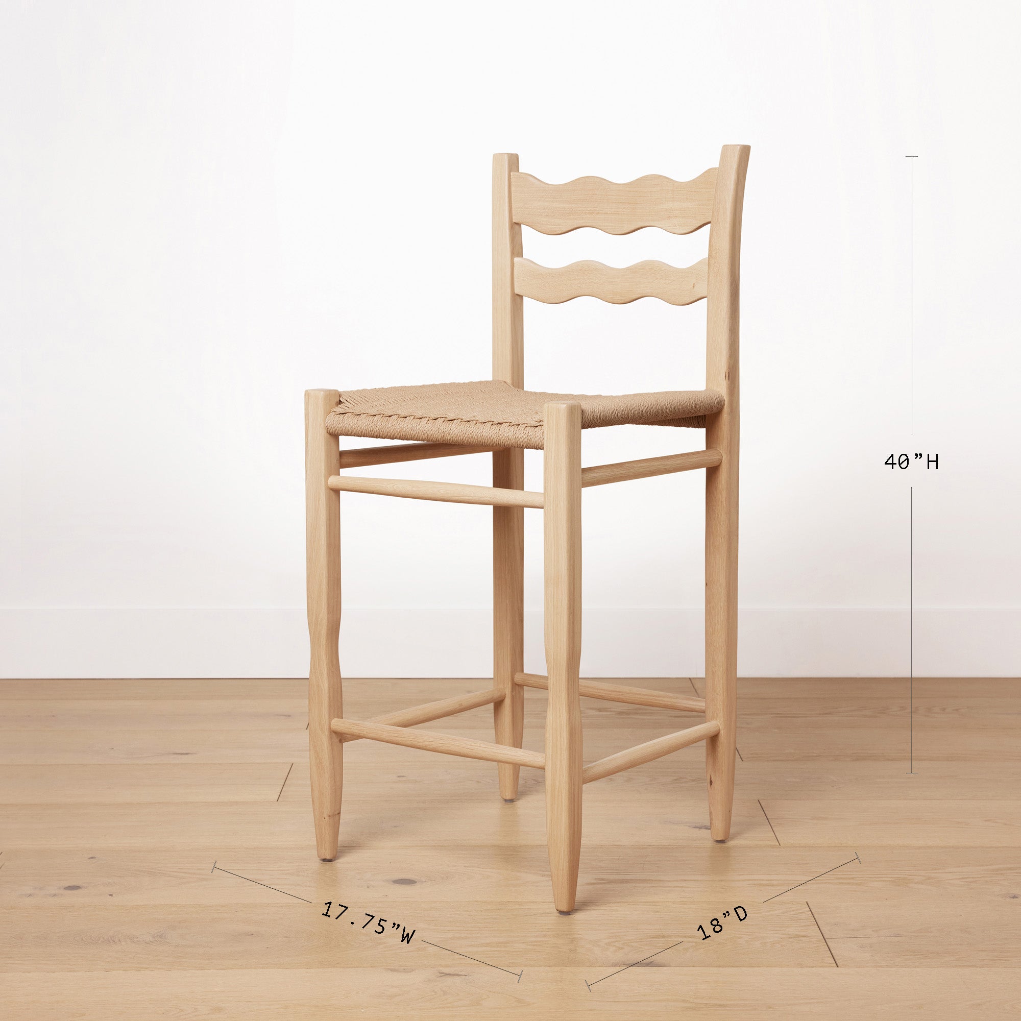 freda wave counter stool – Hati Home
