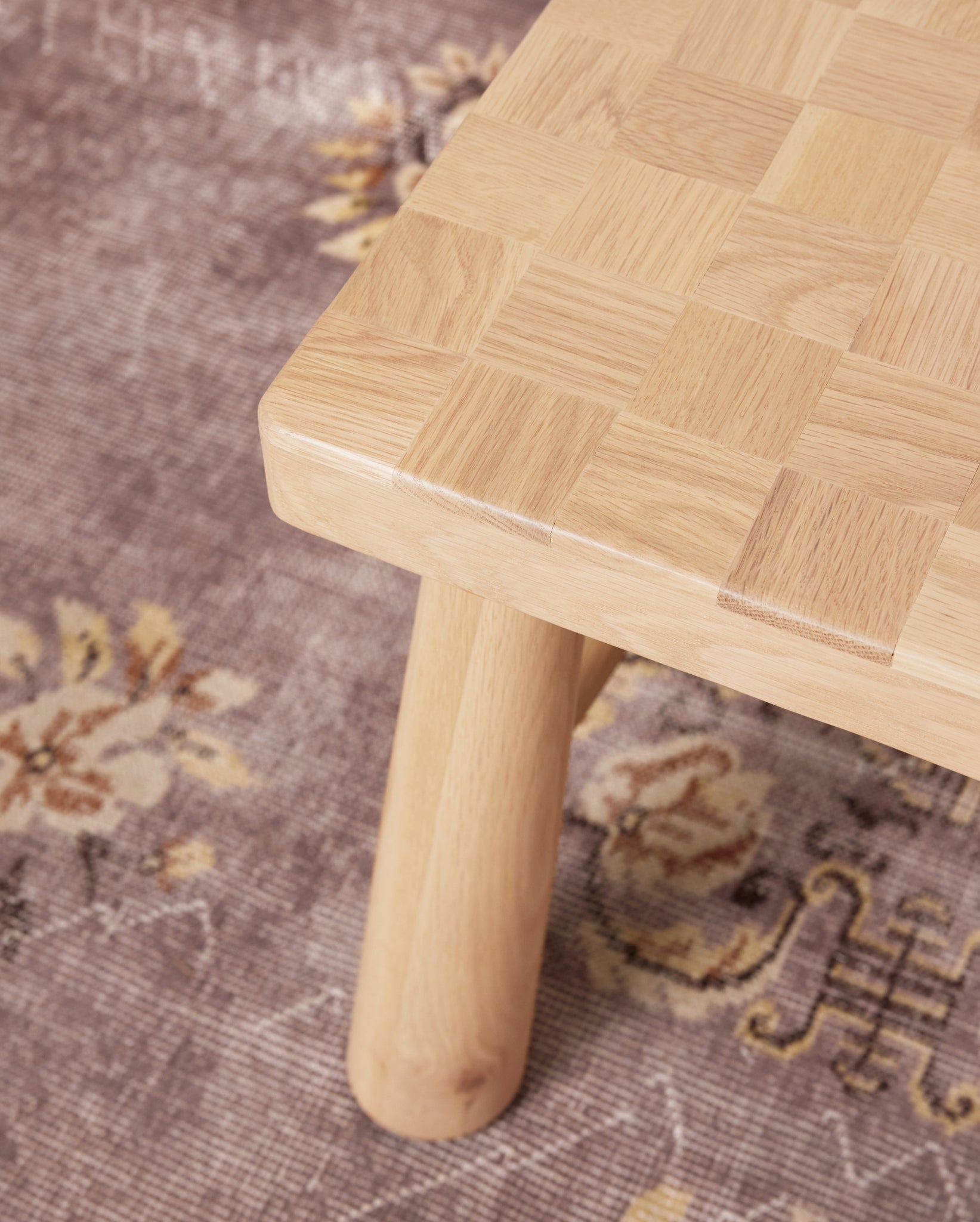 renee side table - Solid White Oak Side Table – Hati Home