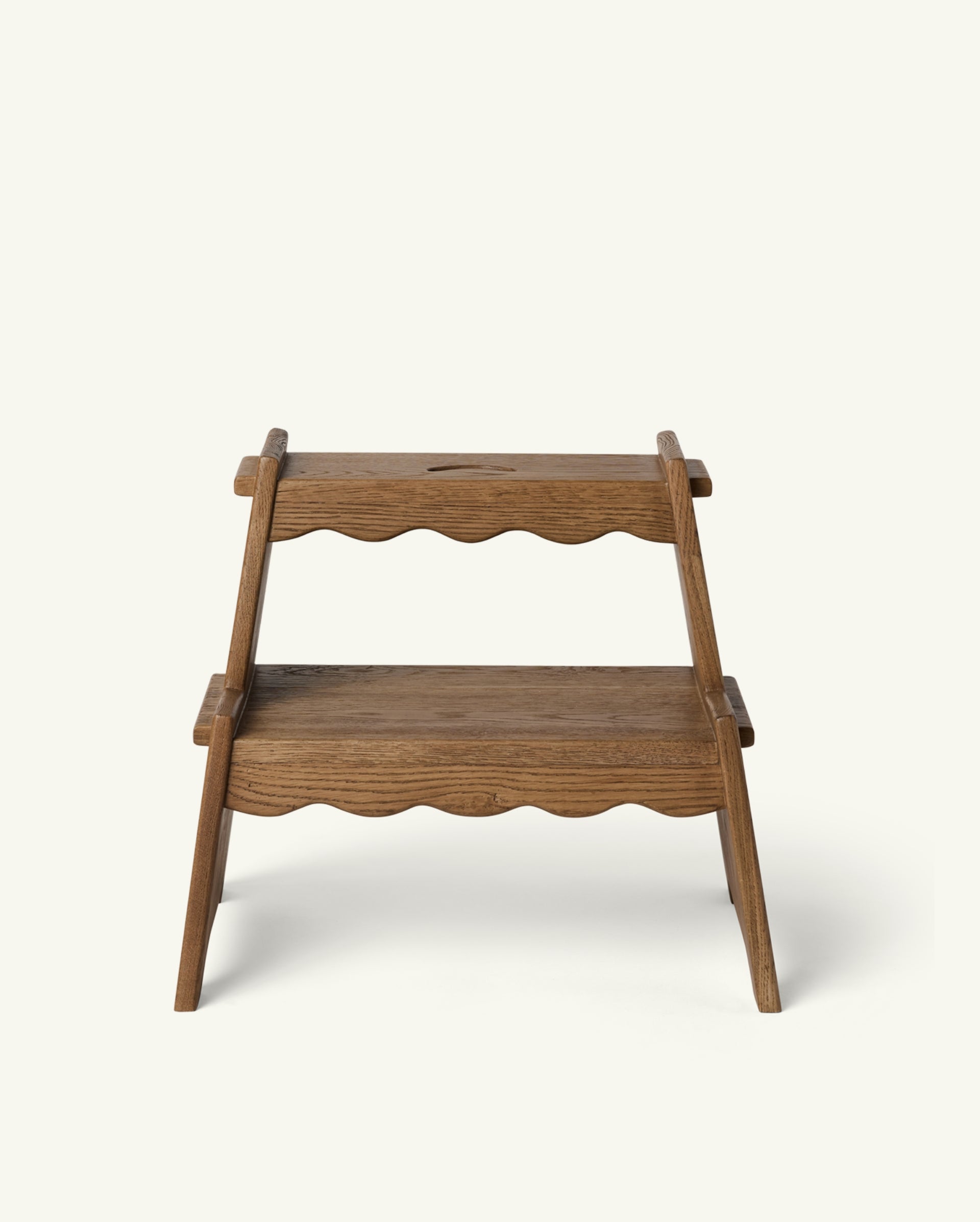 hati home editions - margot step stool oak – Hati Home