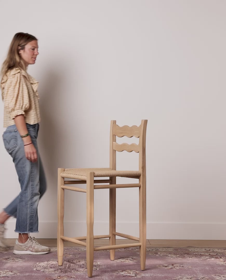 freda wave counter stool – Hati Home