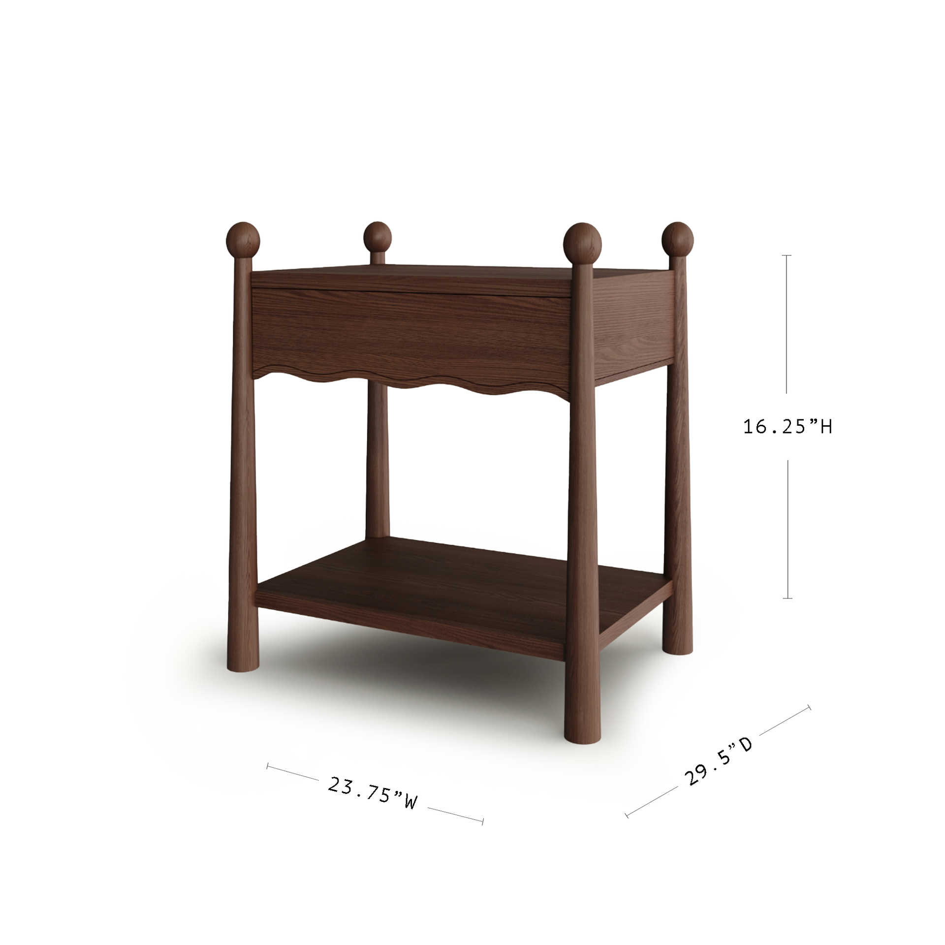 wave nightstand – Hati Home